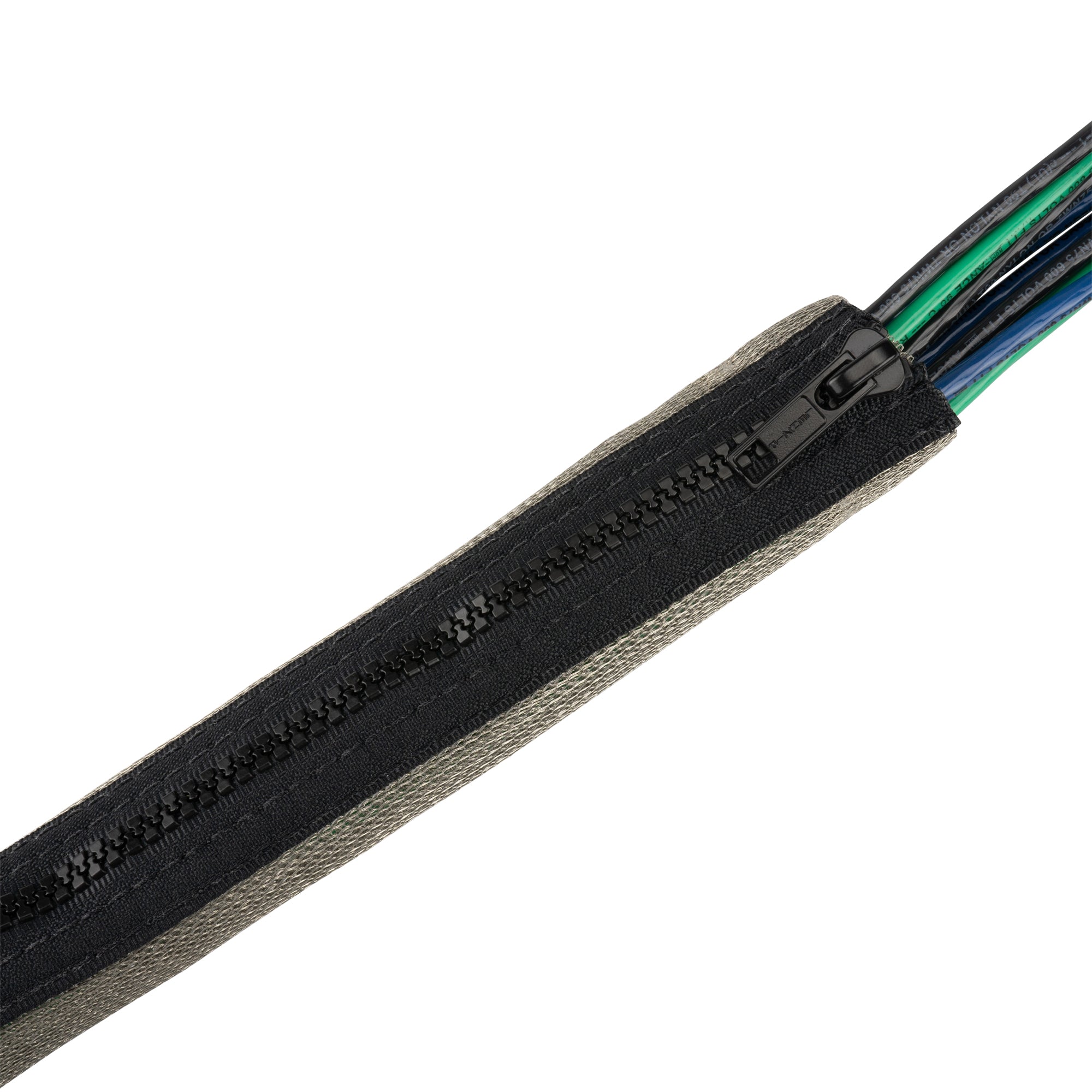 Zipper-Mesh (No Jacket) EMI Shielded Cable Bundling – ZT