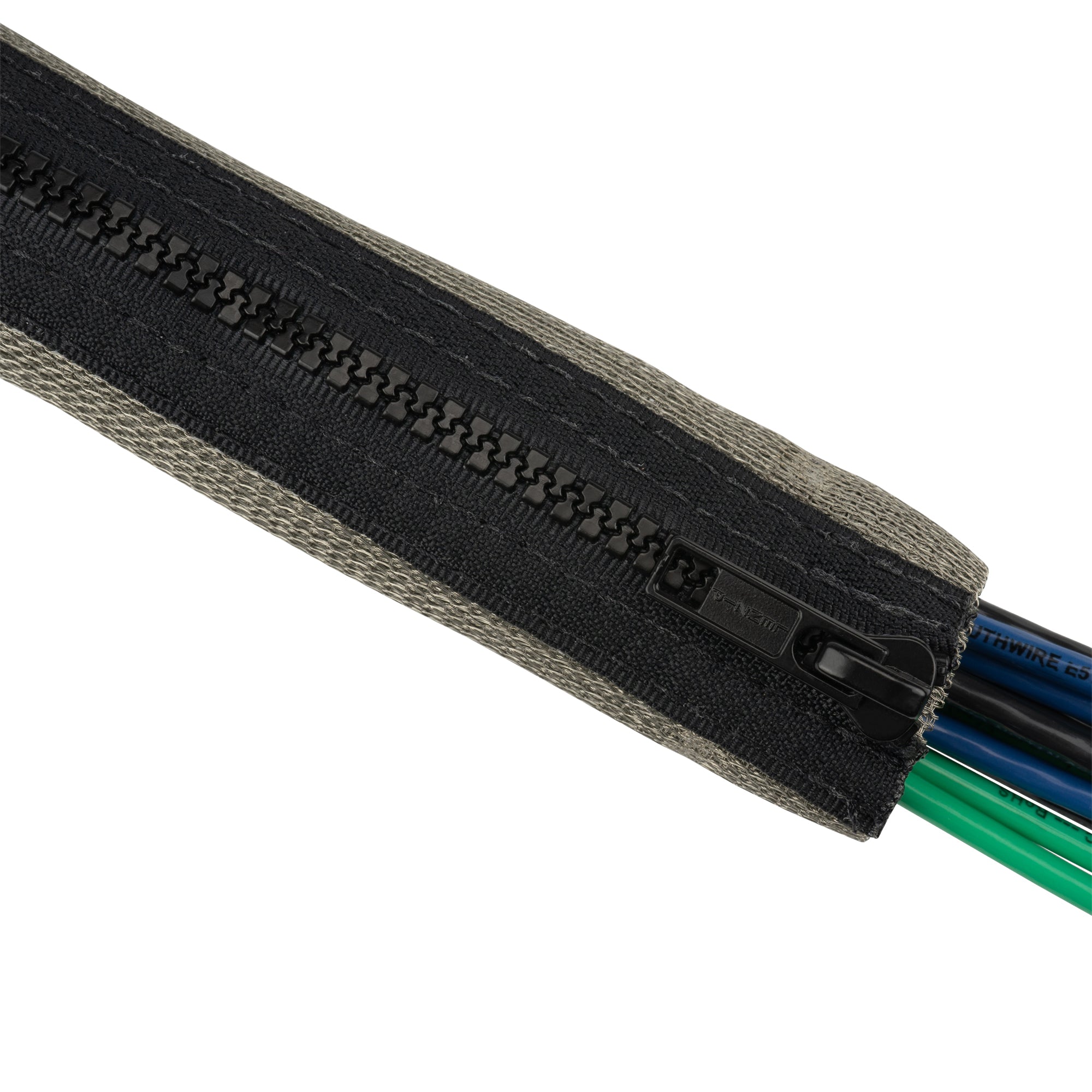 Zipper-Mesh (No Jacket) EMI Shielded Cable Bundling – ZT